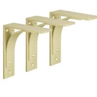 China Floating Shelf Brackets with Welding Process and Heavy Duty Hammered Millwork Iron for sale
