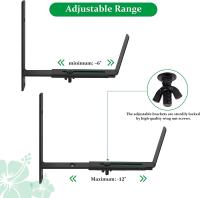 China Black Powder Coated Retractable Plant Hanger Suitable for Indoor and Outdoor Plants for sale