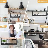 China Retractable No Drill Under Desk Cable Management Tray for Desk Multifunctional Design for sale
