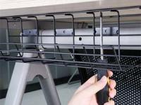China Under Desk Cable Organizers for Office and Home Hook Type Installation in Living Room for sale