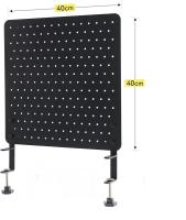 China Steel Plant Fiber Type Metal Peg Board Gaming Organizer for 43cm Desk or Wall Storage for sale