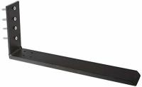 China Black Powder Coated Heavy Duty Stainless Steel Bracket for Countertop Stability for sale