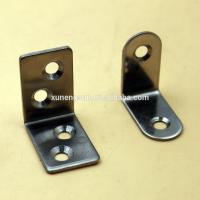 China All size ISO9001 Rohs CE Custom Galvanized Steel L Shaped Metal Bracket Powder Coated Black Bracket for sale