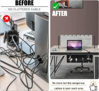 China Easy-to-Install Under Desk Cable Management Tray No Drill Wire Basket with Clamp for sale