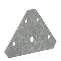 China 90 60 120 degree corner shelf bracket made of steel with thickness options and welded for sale