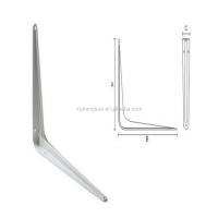 China Silver Brushing Support Mount for LONDON SHELF BRACKETS Under Shelf Bracketing System for sale