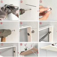 China Silver Brushing Support Mount for LONDON SHELF BRACKETS Under Shelf Bracketing System for sale