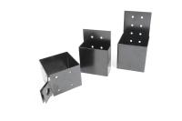 China 4*4 Wood Post Base Pergola Brackets Kits with Steel Q235B and Electrophoretic Coating for sale