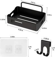 China Wall Mounted Soap Holder Heavy Duty Non-Drilled Soap Bar Holder for Bathroom Kitchen for sale