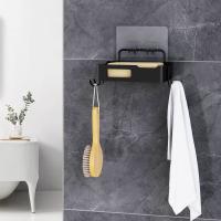 China Wall Mounted Soap Holder Heavy Duty Non-Drilled Soap Bar Holder for Bathroom Kitchen for sale