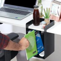 China 40cm 43cm 45cm 50cm Office Desk Hanging Under Table Book Rack for Customized Storage for sale