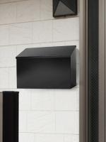 China Outdoor Powder Coated Steel Metal Mailbox for Wall Mount Heavy Duty Garden Hardware for sale