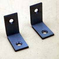 China Brass L Bracket for Wood Board Floating Shelf 40*40mm Small Corner Angle Bracket for sale