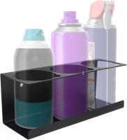 China 1-2mm Thick Wall Mount Spray Bottle Holder Easy Installation Heavy-Duty Steel Storage for sale