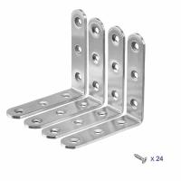 China Standard Metal Small Size Corner Bracket for Wood Funiture Frame Fastener Connectors for sale