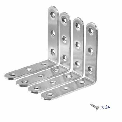China Standard Metal Small Size Corner Bracket for Wood Funiture Frame Fastener Connectors for sale