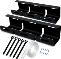 China Under Desk Cable Management Tray 43*10*10cm Non-folding Rack Organizer for Wire Management for sale