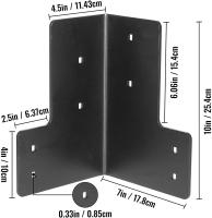 China Nonstandard Wood Beam Workbench Brackets 3.54*8.54 Standard or Nonstandard Design for sale
