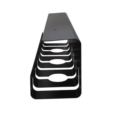China Electric Office Furniture 2023 2 Pack Under Desk Cable Tray with Clamp Management Raceway for sale