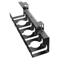 China Electric Office Furniture 2023 2 Pack Under Desk Cable Tray with Clamp Management Raceway for sale