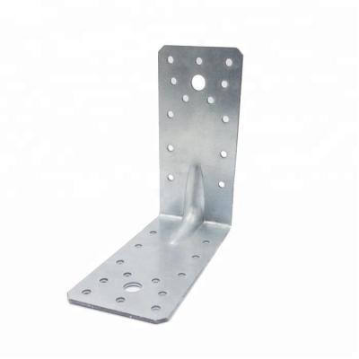 China Hardware Included Galvanized Metal Steel Angle Corner Brackets for Wood Connection for sale