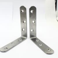 China Stamped Stainless Steel L Shaped Corner Bracket for Wood Furniture for Furniture Design for sale