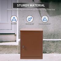 China Customized Parcel Drop Box Safe Anti-Rust and Custom Logo Printed for Deliveries for sale