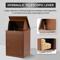 China Customized Parcel Drop Box Safe Anti-Rust and Custom Logo Printed for Deliveries for sale