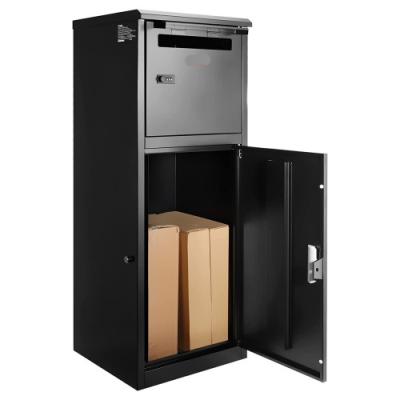 China Outdoor Parcel Drop Box with Large Storage Capacity and Post Mount Style Carbon Steel for sale