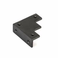 China 2MM Thickness Manufacture Wood Connector 3 Way Steel Bracket for Furniture Fixture for sale