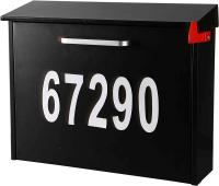 China Residential Waterproof Iron Vertical Drop Post Box with Security Digital Password Lock for sale