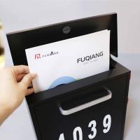 China Mail Box Post Wall Mount Locking Mailbox with Code Lock Large Capacity Letterbox with House Numbers for sale