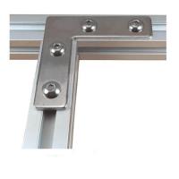 China Standard Process Machining Furniture Corner Braces 90 Degree Wood Connector Hardware for sale