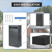China Anti-Theft Lock Wall Mounted Package Delivery Boxes for Modern Residential Mailboxes for sale
