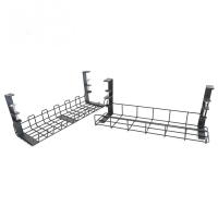 China Organize Cords and Wires on Desk with Multifunctional Rectangle Cable Management Tray for sale