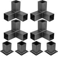 China Modular Sizing Pergola Bracket Kits Steel Brackets for Wood Posts and Sample Offered for sale