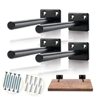 China Solid Steel Powder Coating Rustproof Blind Shelf Support Floating Shelf Bracket 6