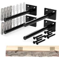 China Solid Steel Powder Coating Rustproof Blind Shelf Support Floating Shelf Bracket 6
