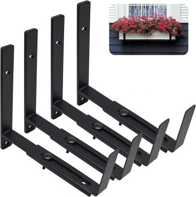 China Window Boxes Planter Shelving with Adjustable Size Triangle Bracket Structure Brackets for sale