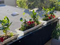 China Window Boxes Planter Shelving with Adjustable Size Triangle Bracket Structure Brackets for sale