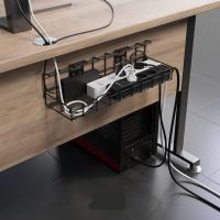 China Under Desk Cable Tray for Cable Management Cable Duct for Desk Included for Organizing for sale