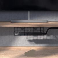 China Under Desk Cable Tray for Cable Management Cable Duct for Desk Included for Organizing for sale