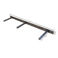 China Stainless Steel Floating Shelf Bracket Easy to Install for Floating Wooden Shelves for sale