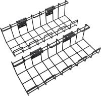 China Cable Basket for Under Desk Table Plastic Type Cable Organizer for Cables Chargers for sale