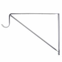 China Nonstandard Adjustable White Closet Rod and Shelf Support Bracket Single-side Bracket for sale