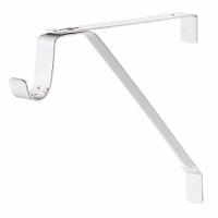 China Nonstandard Adjustable White Closet Rod and Shelf Support Bracket Single-side Bracket for sale