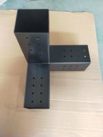 China Sturdy Carbon Steel Q235 Pergola Corner Bracket for Gazebo Wood Kit Post Base Anchors for sale