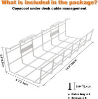 China Keep Your Cables Neat and Tidy with This Folding Rack Cable Management Organizer for sale
