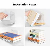 China Effortlessly Organize Your Books with Large Rustless Invisible Floating Bookshelf for sale