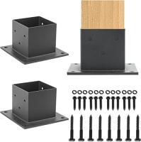 China Nature Pressure Treated Wood Pergola Kit Bracket 4x4 3-Way Right Angle Corner Bracket for sale